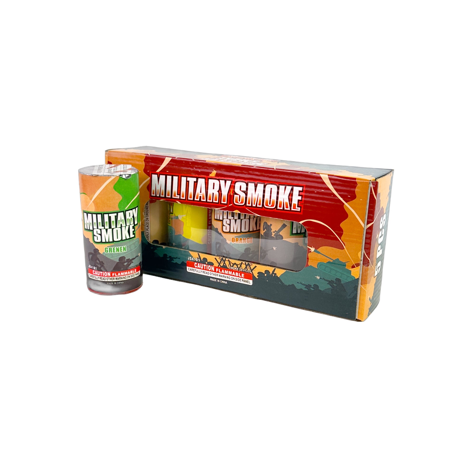 Military Smoke (5 Pieces) | Maximum Load Fireworks